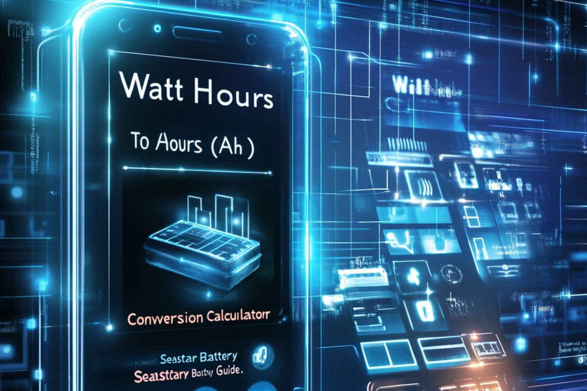 Watt Hours (Wh) to Amp Hours (Ah) Conversion Calculator | Seastar Battery Guide